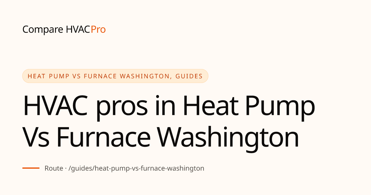 Heat Pump vs Gas Furnace in Washington: Which Is Right for You ...